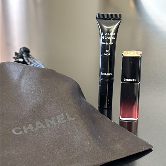 CHANEL | Makeup | Chanel Mascara Lip Color With Pouch | Poshmark